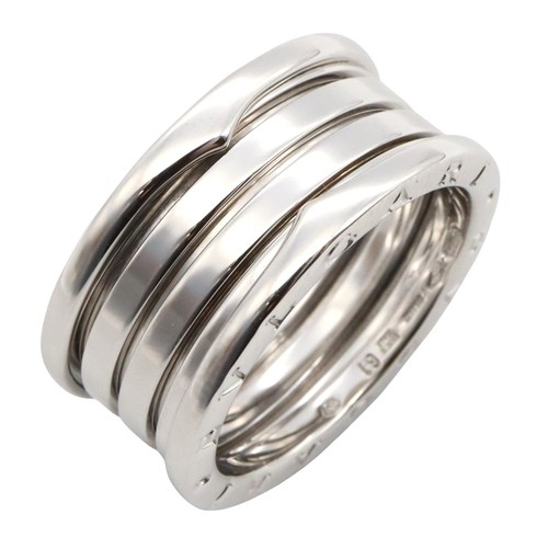 Bvlgari B-Zero1 Au750 Ring 4 Band Size 19 Men Silver One Size | eBay