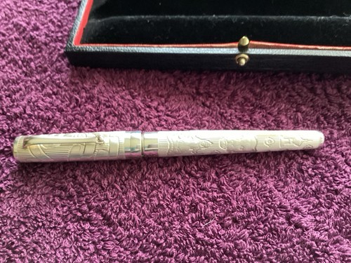 Custom Made Solid Silver Fountain Pen By Anthony Elson & David Pledge ...