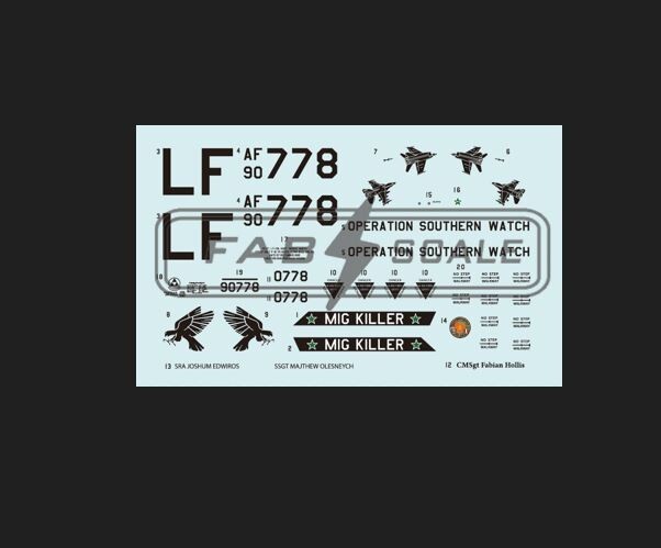 FAB FabScale 1/72 F-16D Block 42 MiG Killer 309th FS Luke AFB 2024 ...