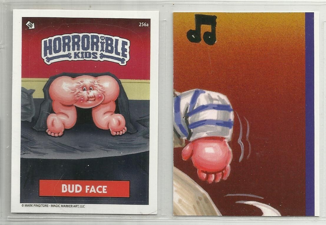 Horrorible Kids: Series 8 (Magic Marker) GPK "Parody Sticker" #256a BUD ...