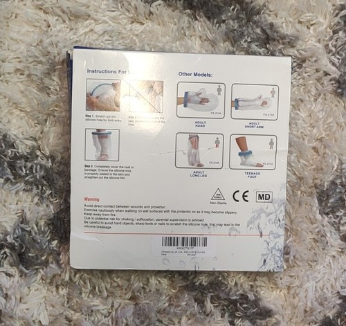 Waterproof Short Leg Cast Cover for Shower and Bath Reusable Sealed ...
