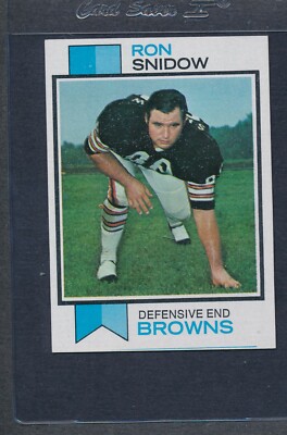 1973 Topps #053 Ron Snidow Browns NM *1021 | eBay