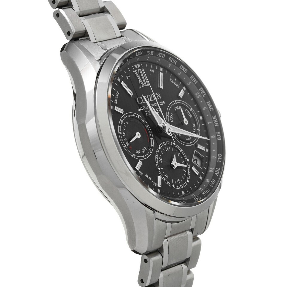 CITIZEN Exceed Satellite Wave GPS Chronograph CC4030-58E Men's Watch ...