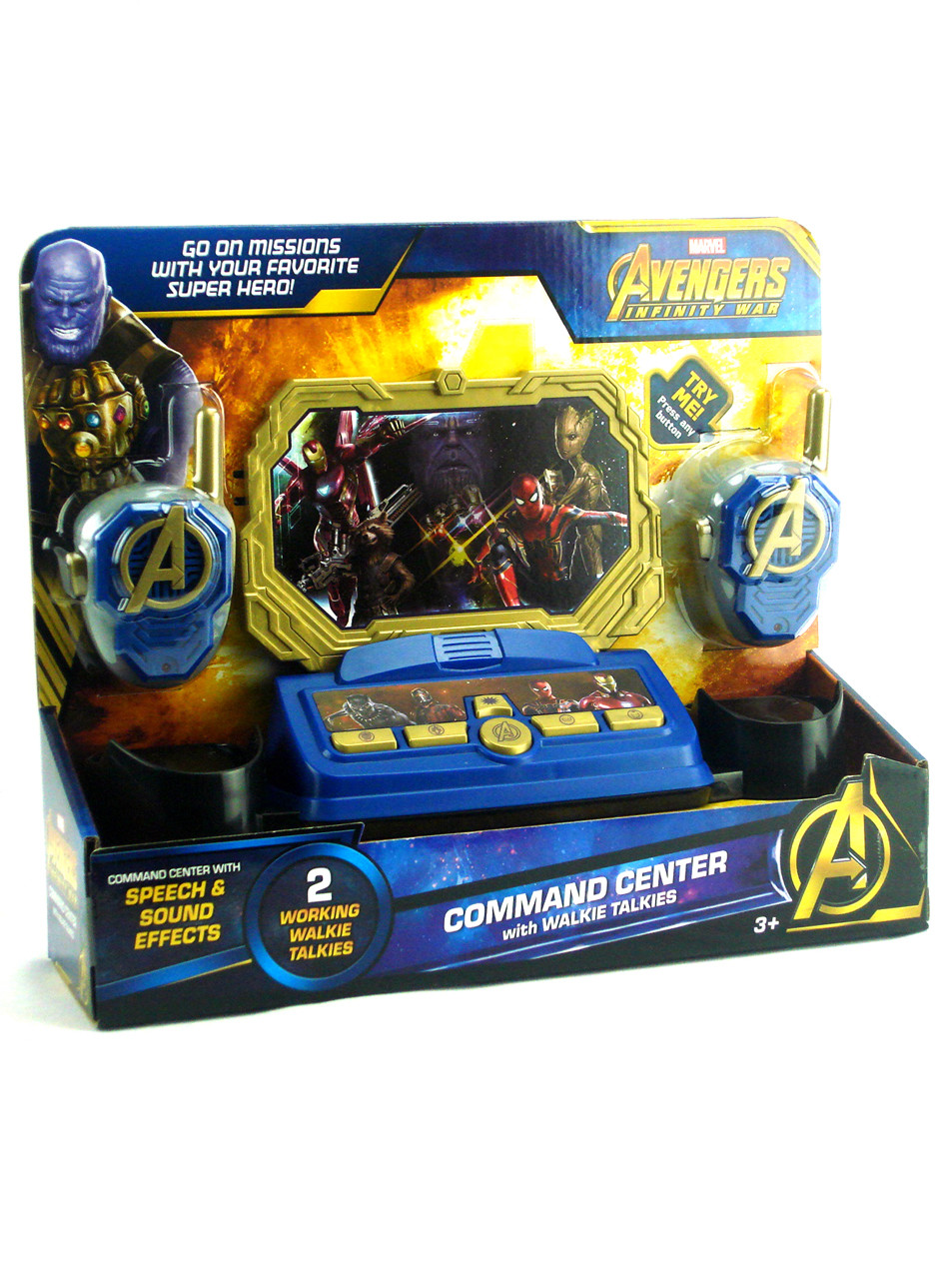 Avengers Infinity War Mission Command Center Walkie Talkies 2-Way ...