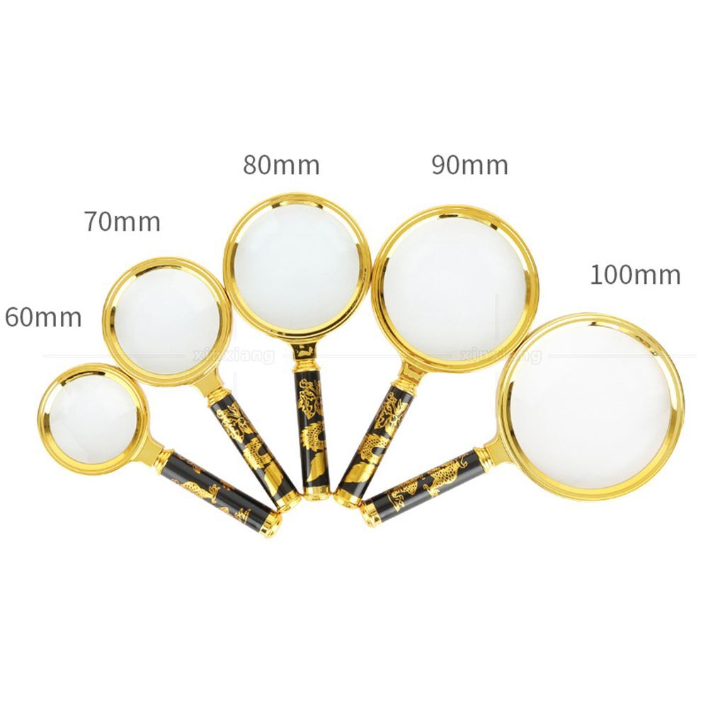 HD 10X Handheld Magnifying Glass Lens Reading Jewelry Magnifiers ...