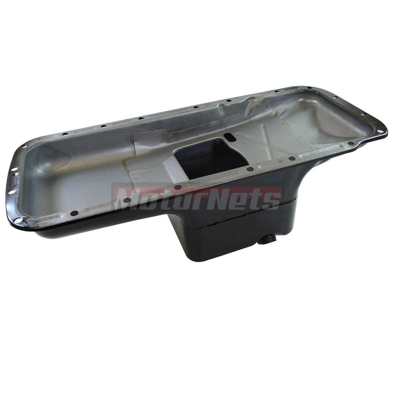 BB Mopar 7qt Black Oil Pan and 1/2" Hemi Pickup Tube Center Sump 383 ...