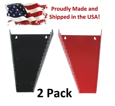 Wrench Organizer Storage Rack Tray Sorter Tool Box 16 Wrench Holder 2 ...