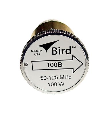 New Bird 100B Plug-in Element 0 to 100 watts 50-125 MHz for Bird 43 ...