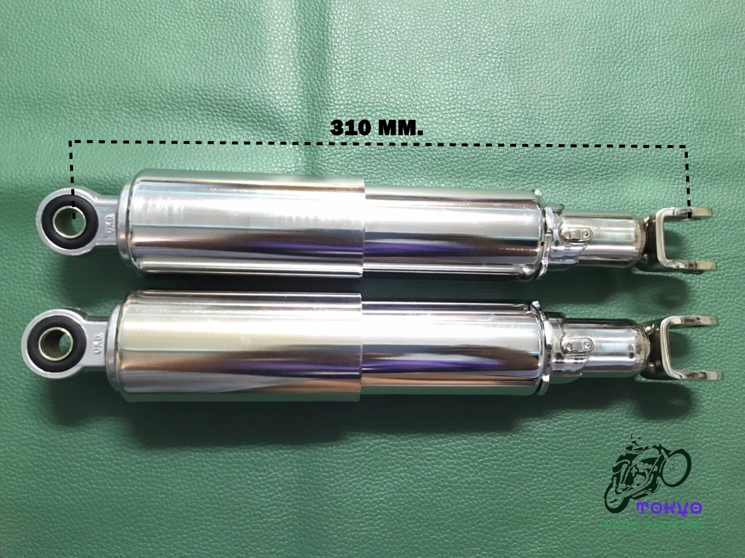 Fit HONDA SUPERHAWK 250 305 CB72 CB77 CHROME SHOCK L/R SET **TO338 ...