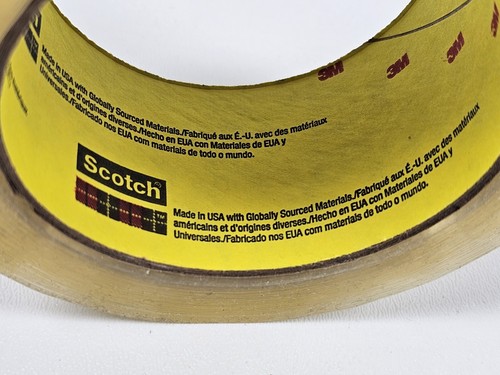 Scotch 3M 375 Heavy Duty Clear Packing Tape 2"x 55 Yard Roll 3.1M 2 ...