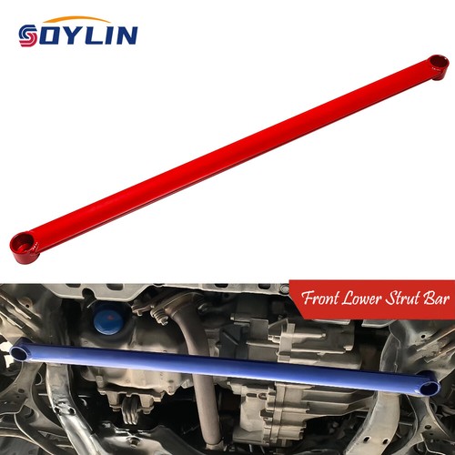 Red Front Lower Cross Brace Strut Bar For 06-11 Honda Civic FG1 FG2 FA1 ...