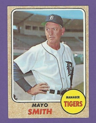 1968 Topps - #544 Mayo Smith - Detroit Tigers - VgEx+ | eBay