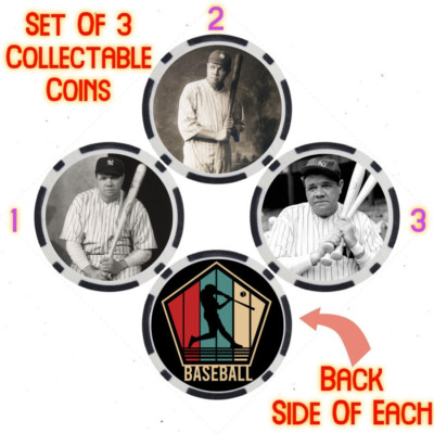 BABE RUTH - LEGENDARY BASEBALL PLAYER - COLLECTABLE COIN SET | eBay