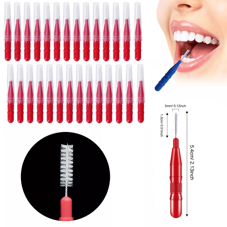 Dental Orthodontic Interdental Brush Floss Sticks Tooth Floss Teeth ...