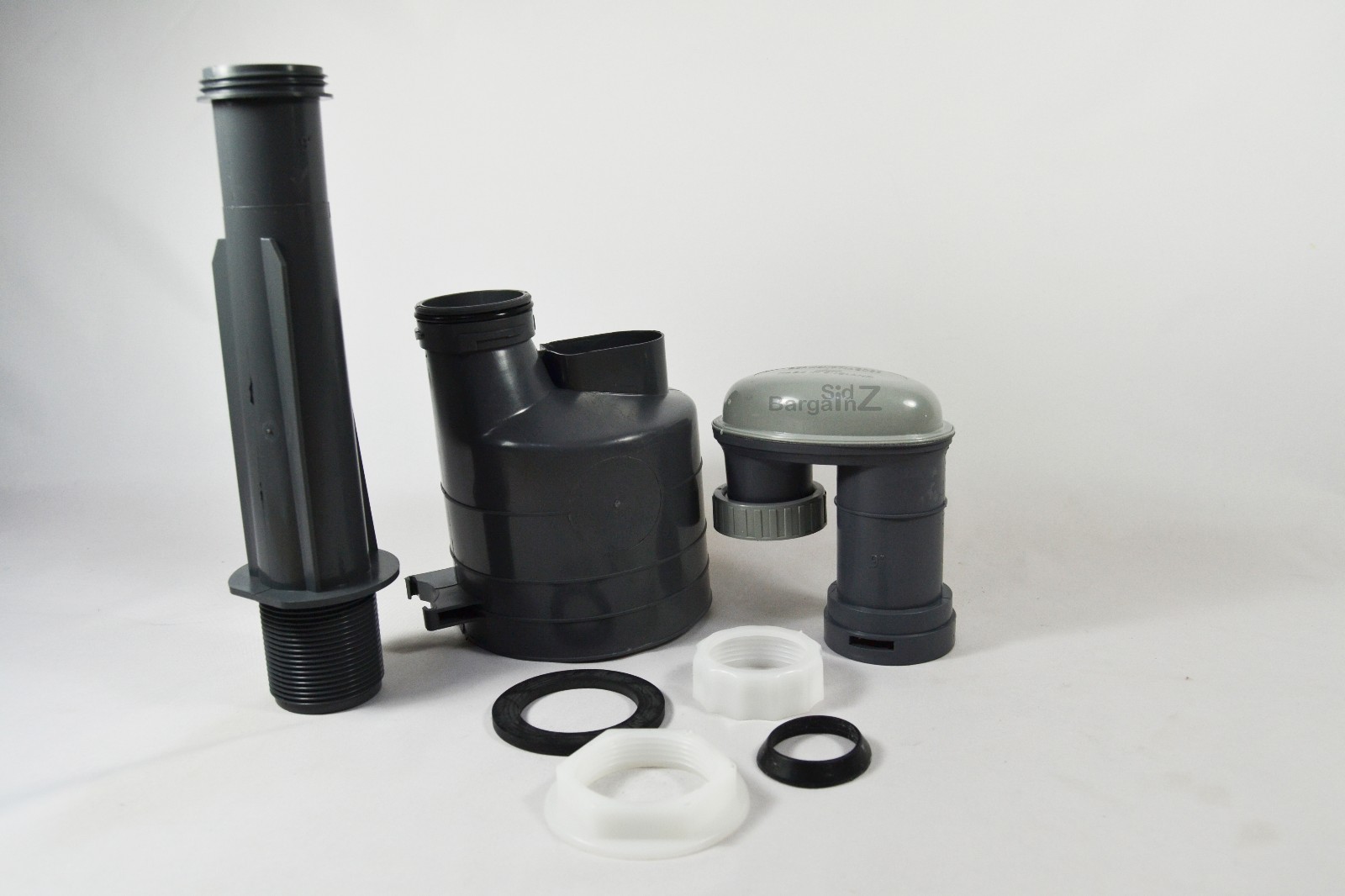 MACDEE Toilet Syphon 3 PART ROUND BELL METRO Flush Valve | eBay UK