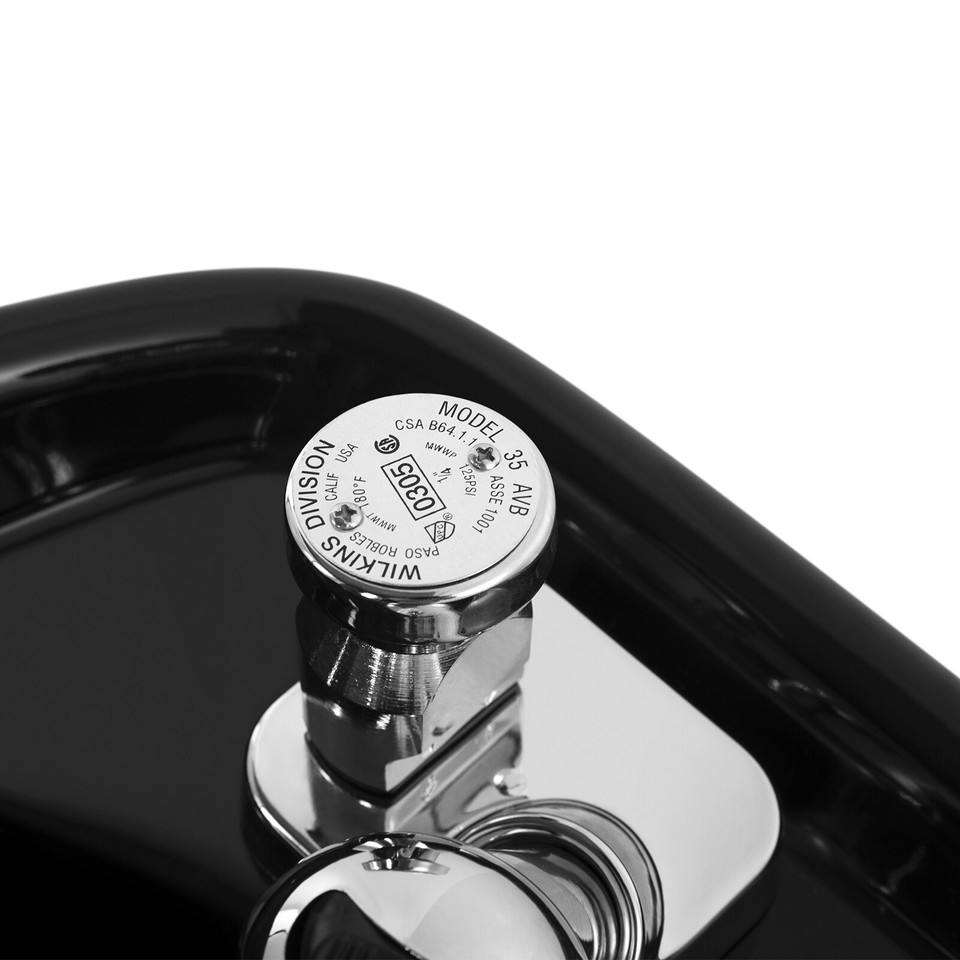 Artist Hand Backwash Unit Ceramic Bowl Sink Barber Chair Shampoo ...