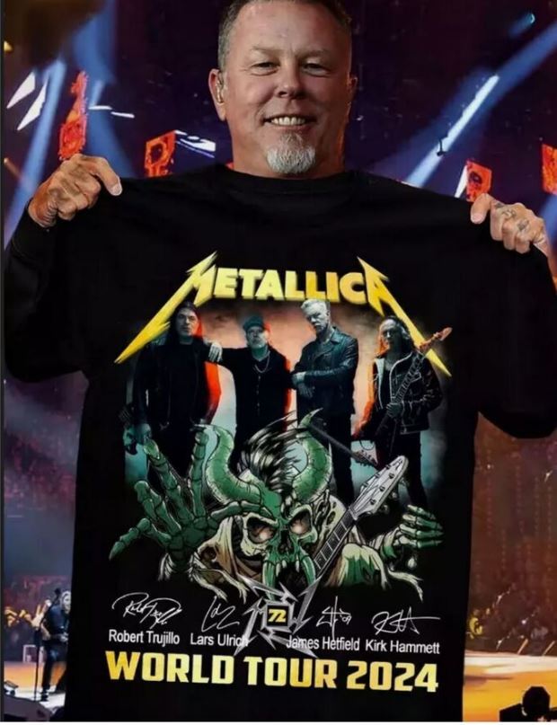 Logo Metallica 2024 New Merchandise Collaboration With Metallica Ready