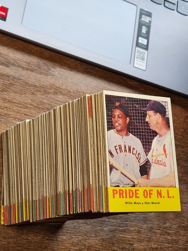 HUGE 1963 TOPPS BASEBALL CARD PARTIAL-SET/LOT (305) DIFF.-HOFERS,STARS ...