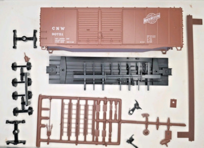 HO Scale Box Car Double Door Mckean Kit #313 Illinois Central ...