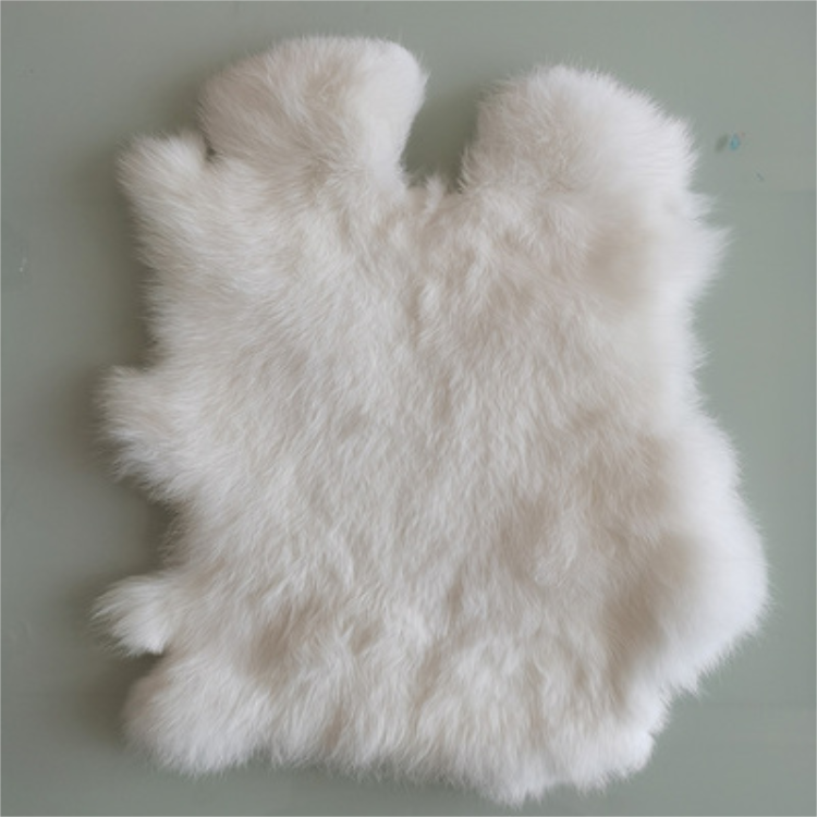 5pcs Genuine Rabbit Pelt Fur Skin Hides Tanned Real Bunny Leather For ...