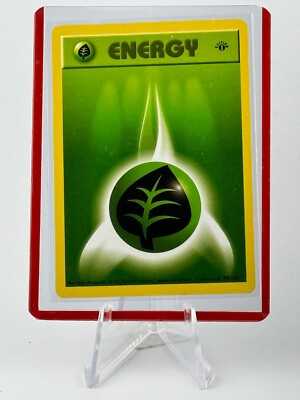 1st Edition Base Set Grass Energy 99/102 First one WOTC TCG UNPLAYED | eBay