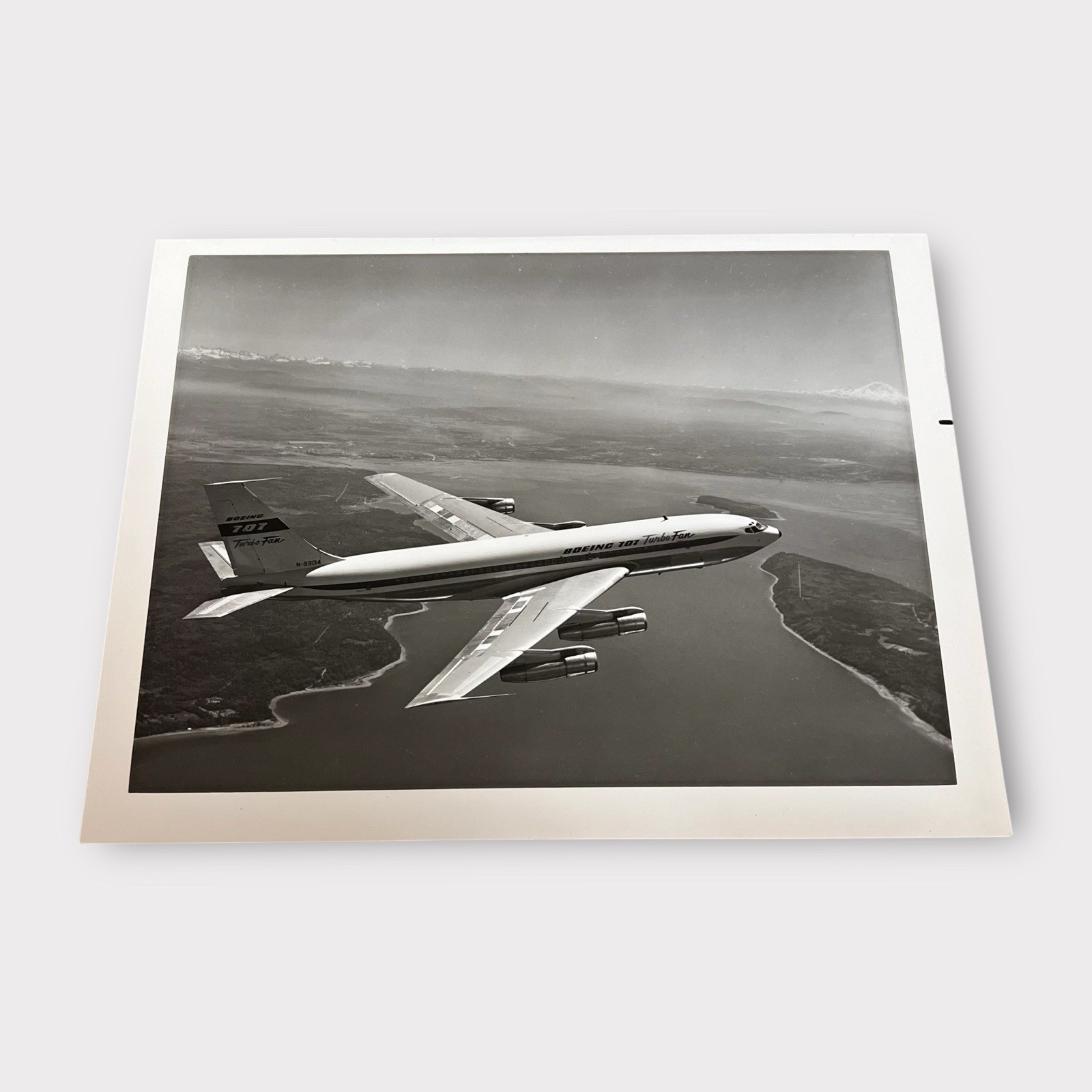 Vintage Boeing 707 Turbo Fan Airplane Test Experimental Jet Photo 1960s ...