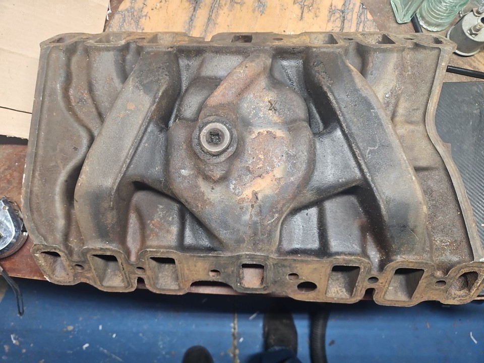 OLDSMOBILE 400 425 455 INTAKE MANIFOLD W. EGR 412753 '74 455 4bbl L-74 ...