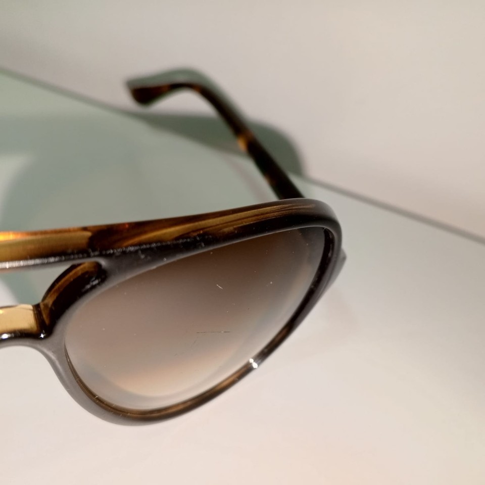 Ray Ban RB4125 CATS5000 710/51 2N Aviator Sunglasses Tortoise Brown ...