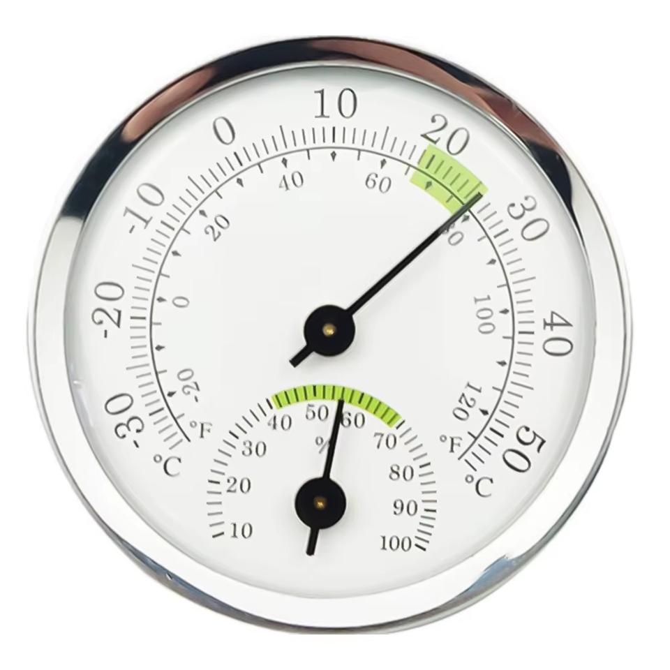 Mini Thermo-Hygrometer Analog Indoor Hygrometer Temperature and ...