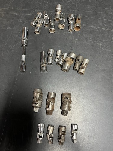 23 Total Socket Swivel Lot & Reg Swivels 1/2” & 3/8” Drive USA Made And ...