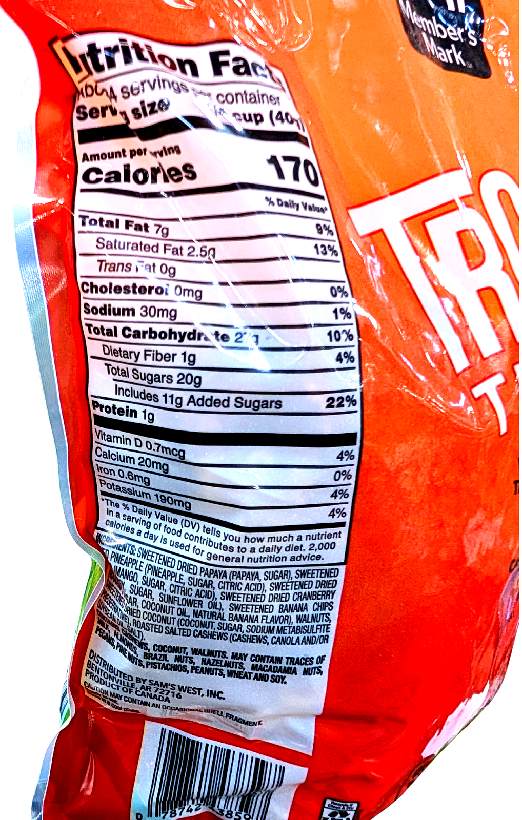 Member's Mark Tropical Trail Mix 48 Oz | eBay
