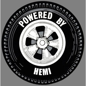 Power By HEMI Wheel Vintage Hot Rat Rod Drag Racing Decal Sticker | eBay