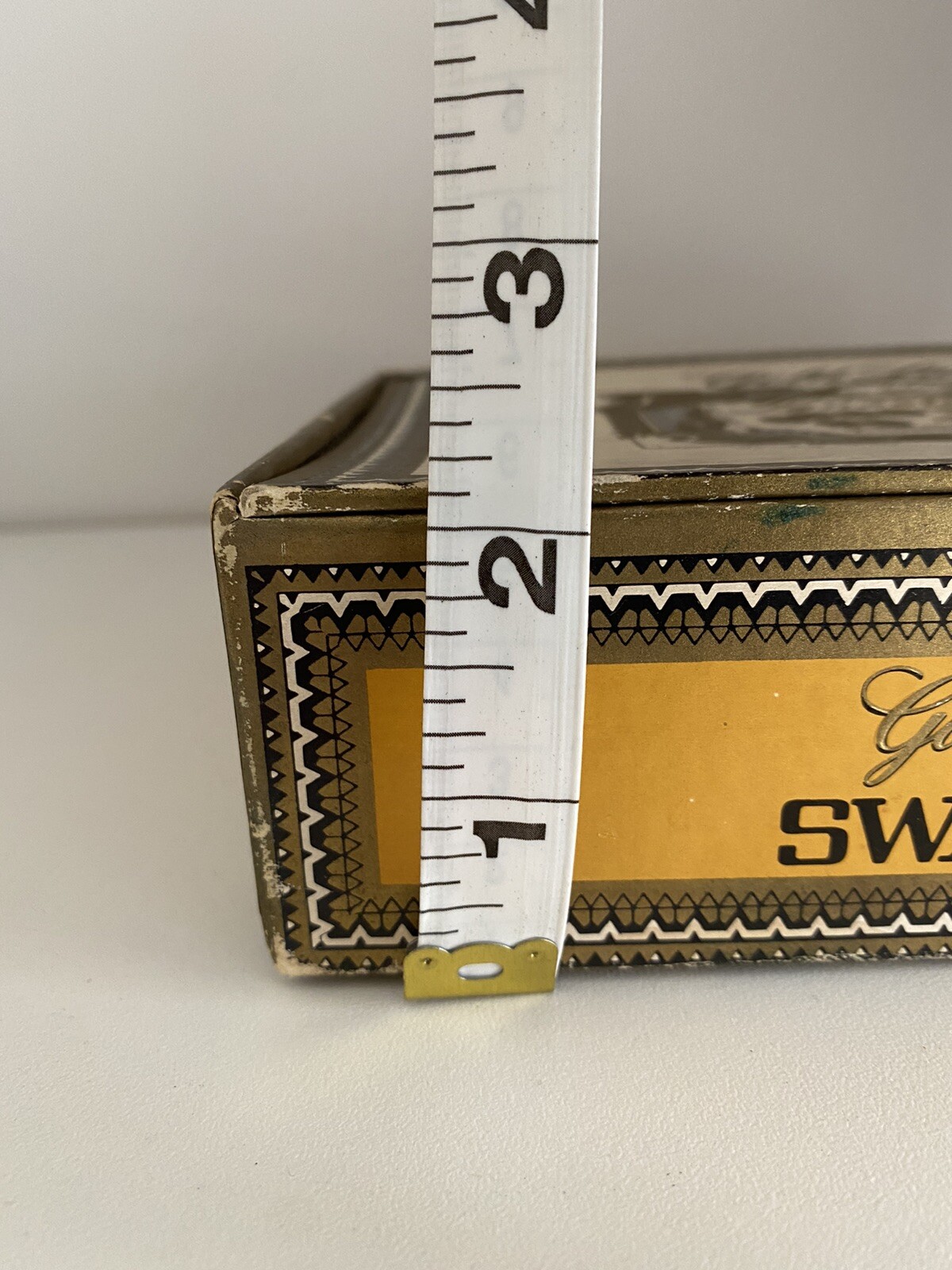 GOLD LABEL by Ignacio Haya Swagger Cigar Box - 7.5"Lx5.5"Wx2"H | eBay