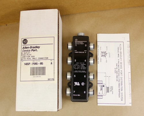 Allen-Bradley 1485P-P8N5-M5 Series A Device Port 8 Outlet Mini-Plex ...