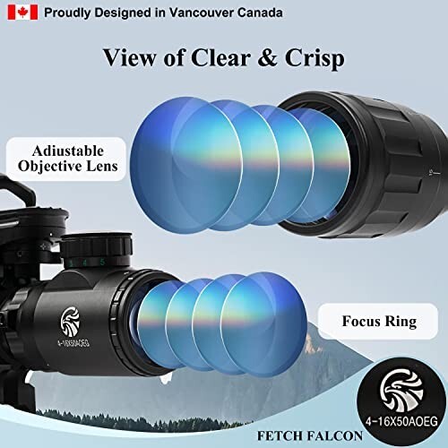 Fetch Falcon Rifle Scope 4-16X50 Combo Rifle Scopes | eBay