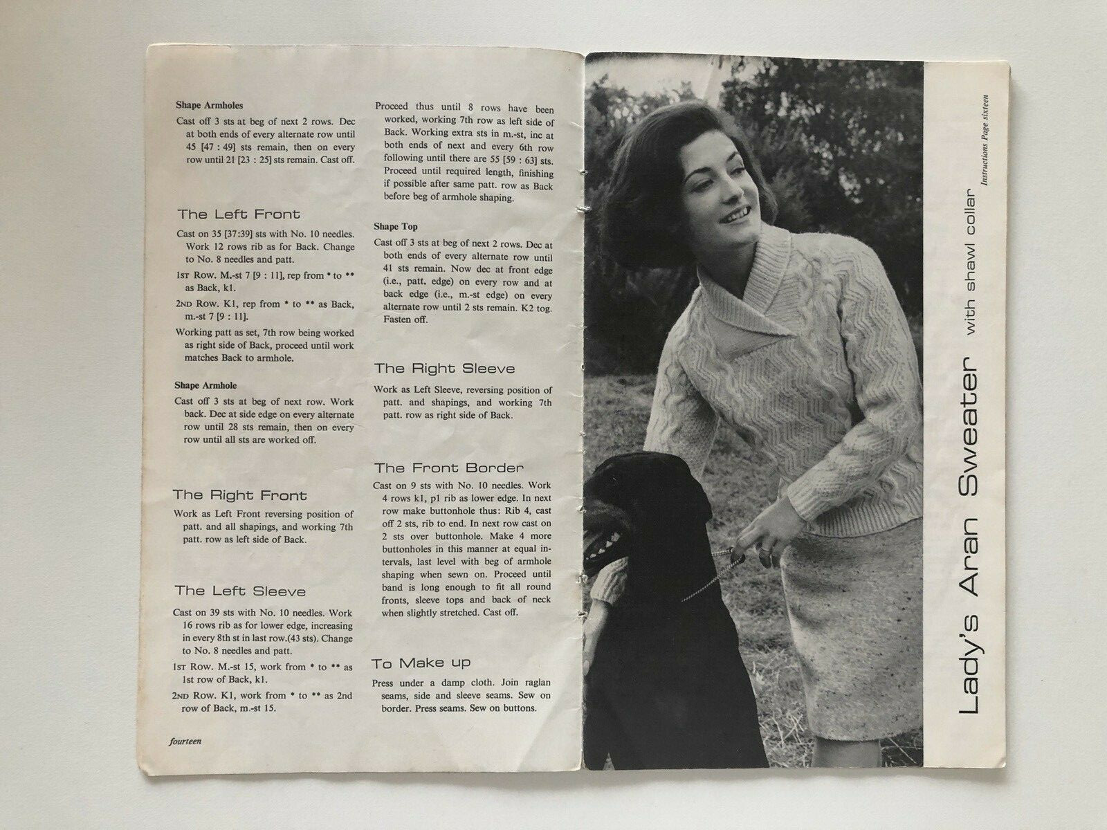 Sirdar 9917 The Aran Look Womens Vintage Knitting Patterns 1960s | eBay