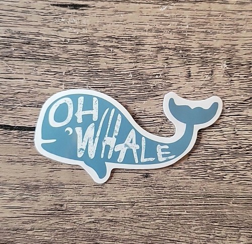 Oh Whale Sticker NEW | eBay