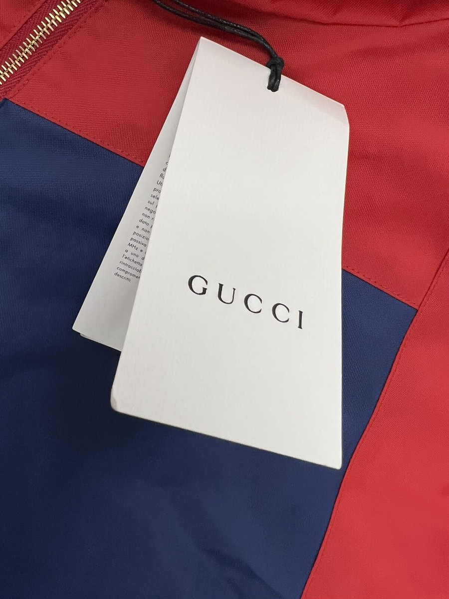 Gucci Blue and Red jacket Size US XXXL, EU 56, Made in Italy Gucci Blue and Red jacket Size US XXXL, EU 56, Made in Italy