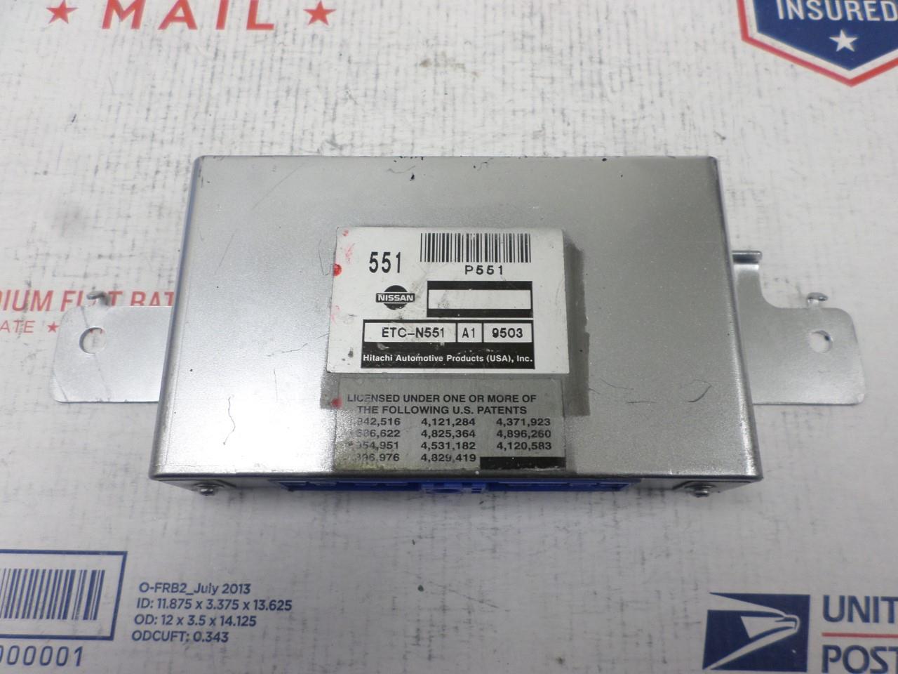 TRANSMISSION CONTROL MODULE NISSAN ALTIMA 1998 1999 ETC-N551 A1 TCU TCM ...