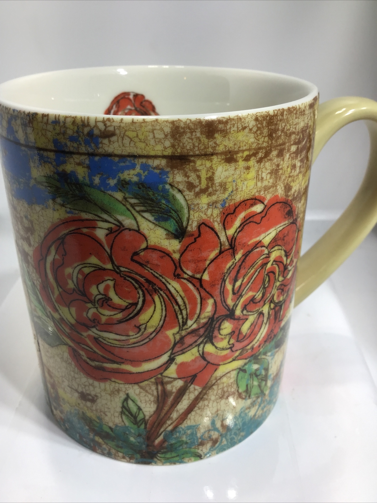 ROSSES FLORAL COFFEE MUG. VELENCIA ARTWORK BY TIM COFFEY MUG. B208 | eBay