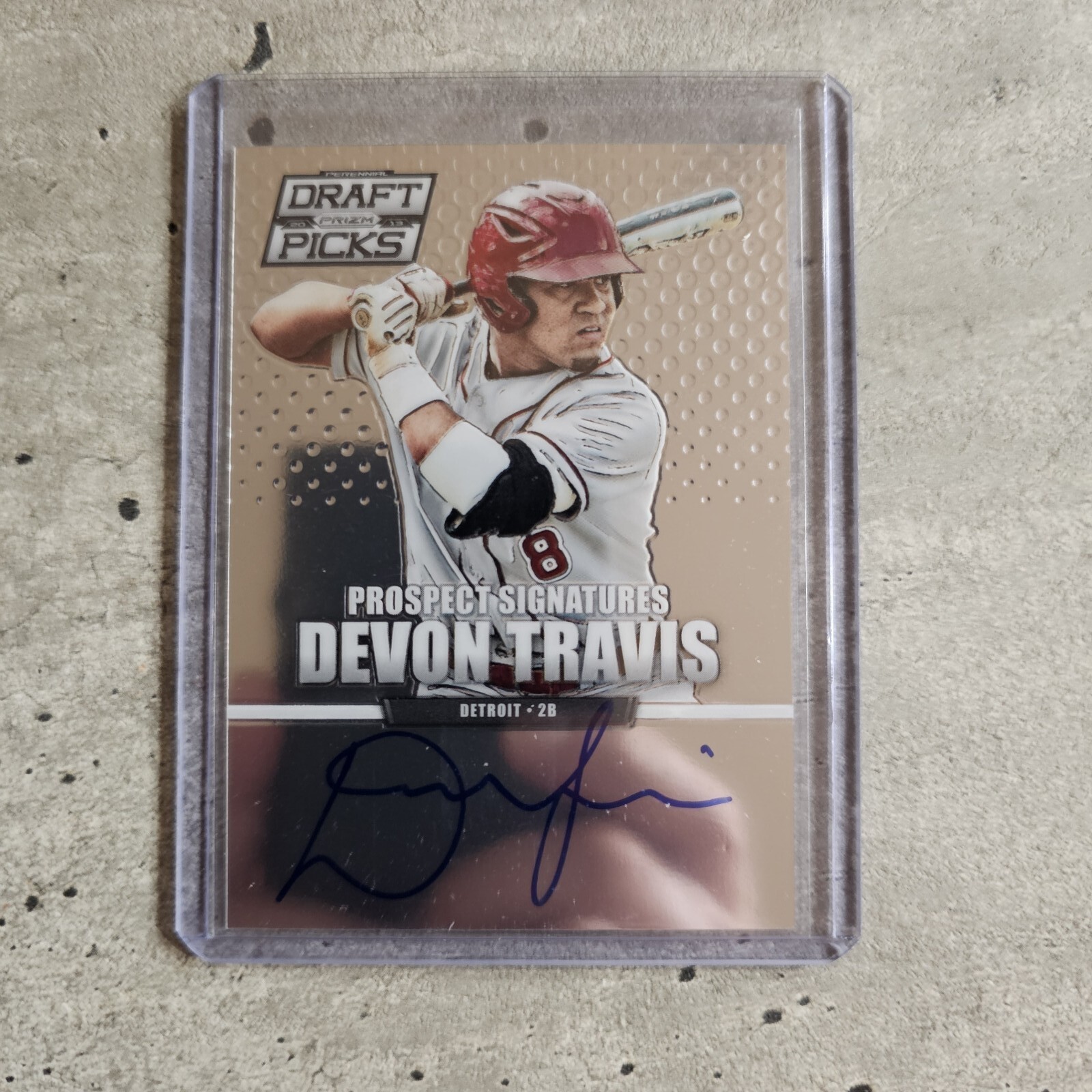 Devon Travis 2013 Panini Prizm Draft Picks Prospect Signatures ...