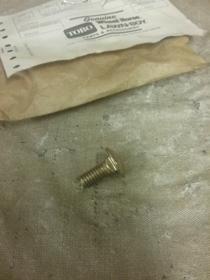 New Genuine Toro Carr Screw 3230-23 | eBay