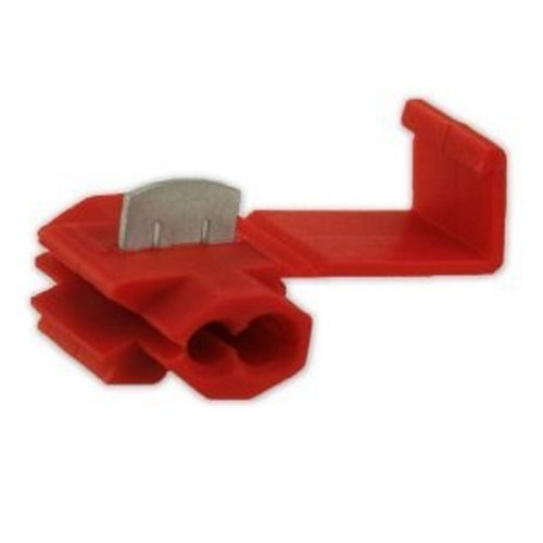 Red Scotchlok Electrical Double Run or Tap, Flame Retardant 22-18 AWG ...