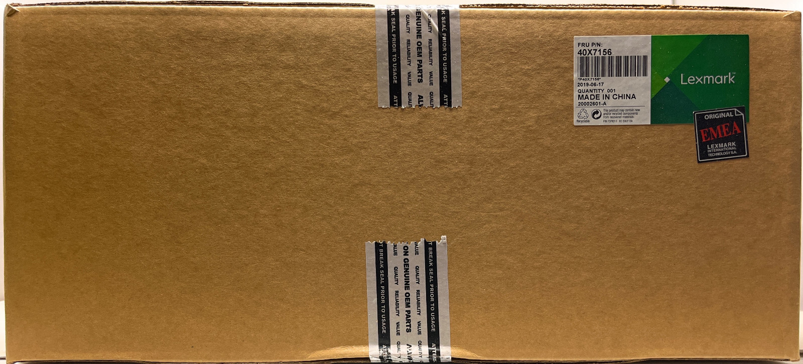 Lexmark 40X7156 Units ' Duplex Original Duplex Assembly For C792/X792 ...