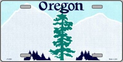 Oregon Novelty State Blank Metal License Plate Tag | eBay