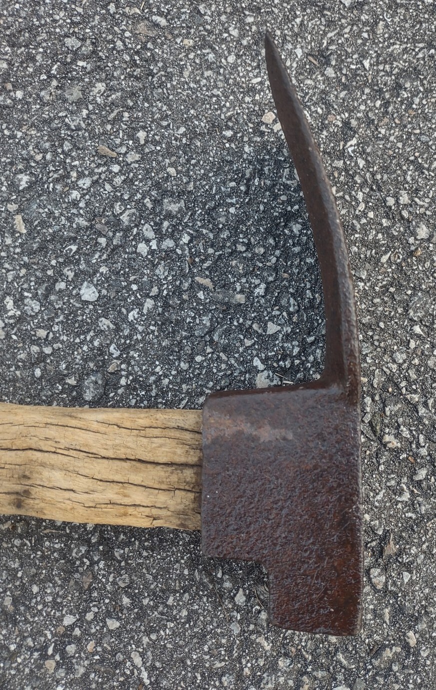 Vintage Adze Axe With Wooden Handle Woodworking Tool | eBay