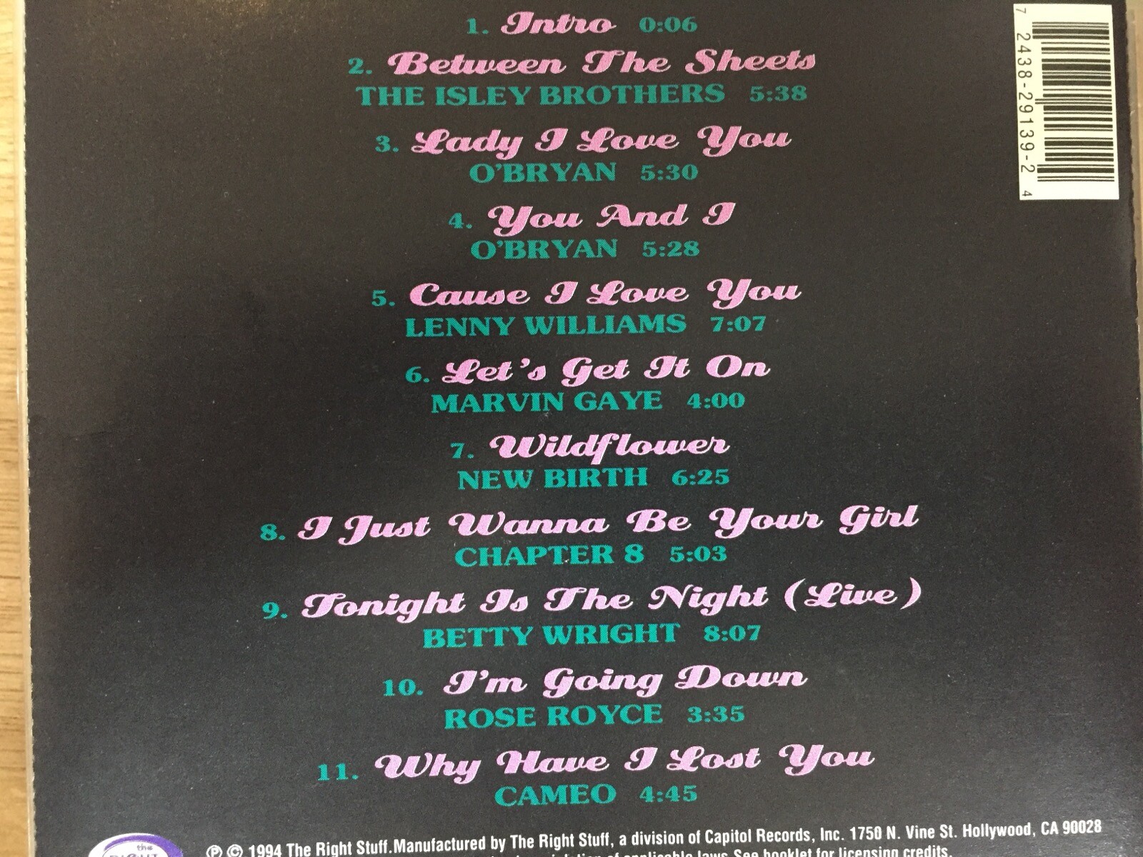 Slow Jams: The Timeless Collection, Vol. 1 by Various Artists (CD, 1994 ...