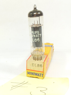 one boxed radio TSF tube vintage EL86 Philips Miniwatt NOS & NIB | eBay
