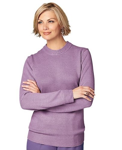 NEW Haband Women Size S L Plus 3X Salon Studio Soft Acrylic Mock Neck ...