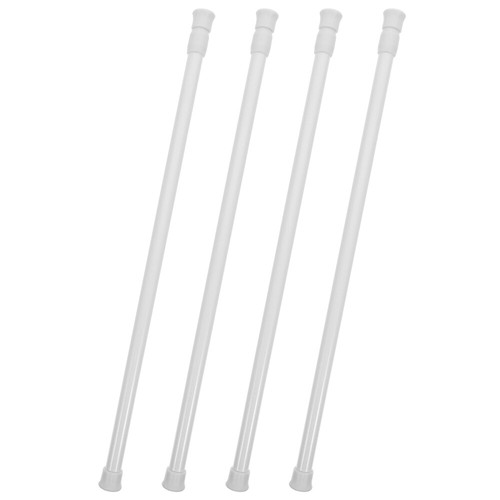 4 Pcs Tension Rods 4PCS Security Bars Curtain Holder Heavy Duty for ...